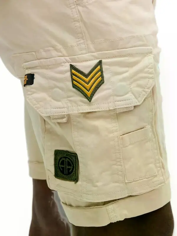 Alpha Industries Crew Logo-patch Cargo Shorts
