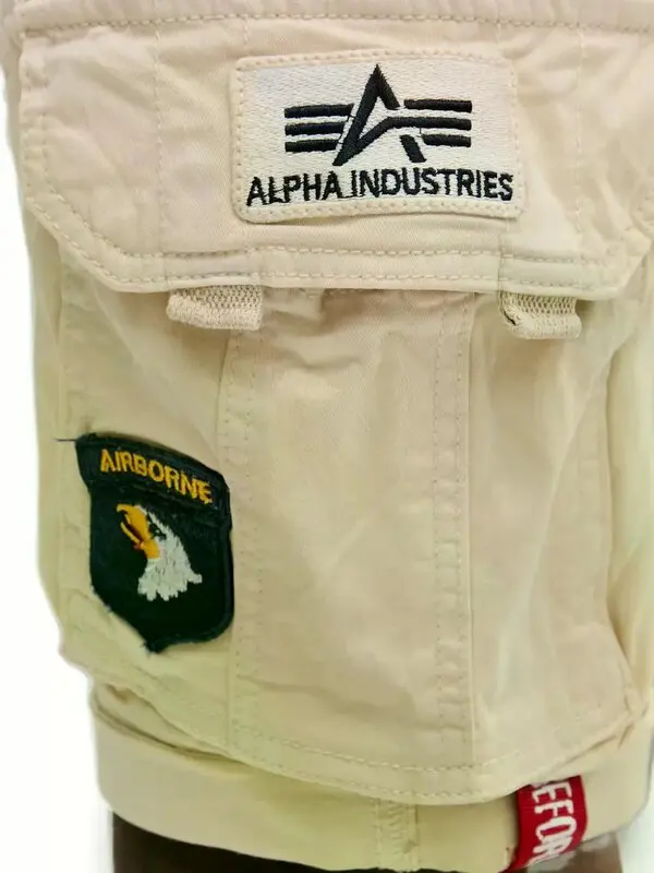 Alpha Industries Crew Logo-patch Cargo Shorts