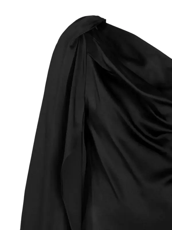 Stella McCartney One-shoulder Draped Mini Dress
