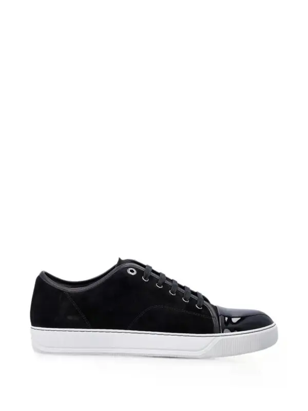 LANVIN Dbb1 Cap-toe Lace-up Sneakers - Black