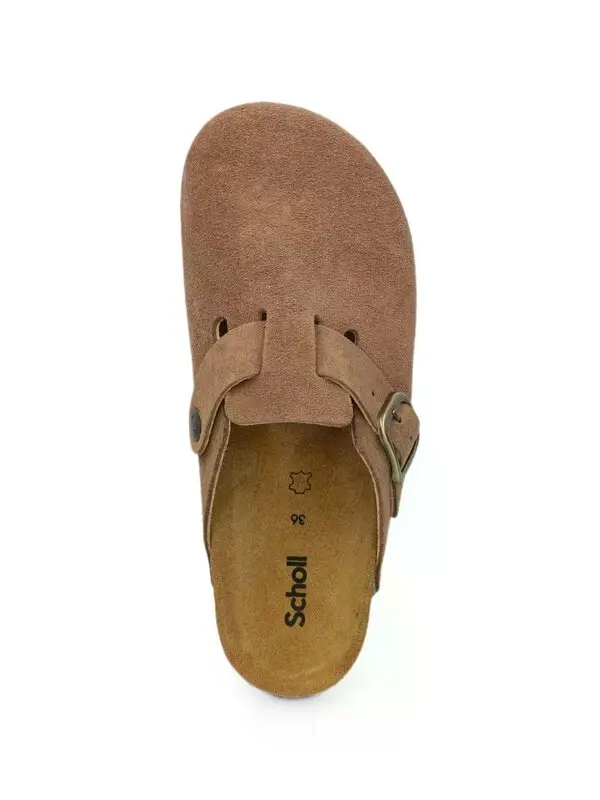 DR. SCHOLL'S SHOES Buckle-fastening Suede Clogs