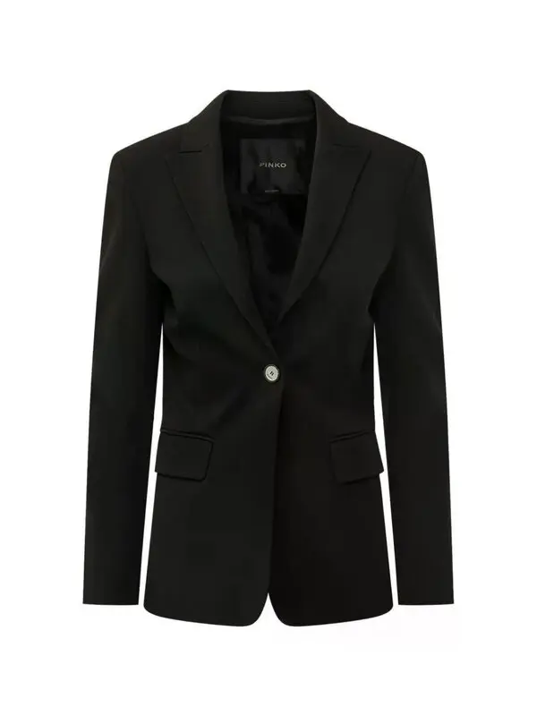 Pinko Single-breasted Peak-lapels Blazer - Grey