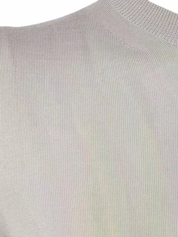 Max Mara Mxm Aceti Short-sleeve Sweater - Neutrals