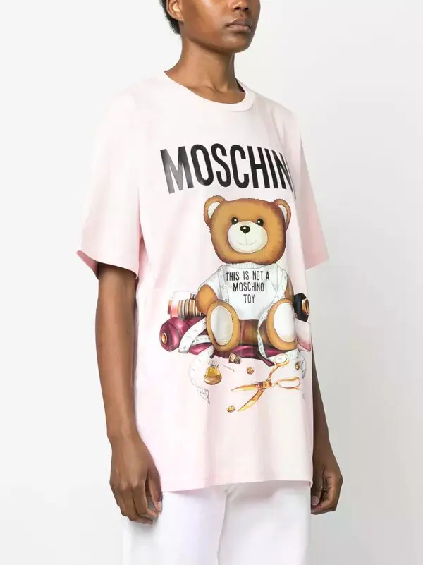 Moschino Teddy Bear-print Cotton T-shirt