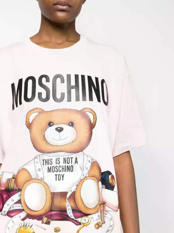 Moschino Teddy Bear-print Cotton T-shirt