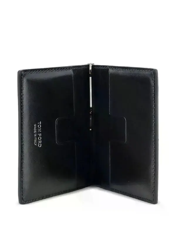 TOM FORD Crocodile-effect Tf Monogram Card Holder