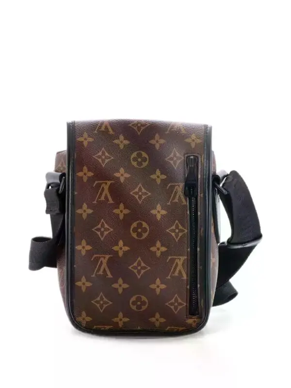 LOUIS VUITTON Archy Messenger Bag Macassar Monogram Canvas Pm Crossbody Bag - Black