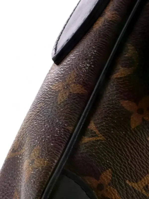 LOUIS VUITTON Archy Messenger Bag Macassar Monogram Canvas Pm Crossbody Bag - Black