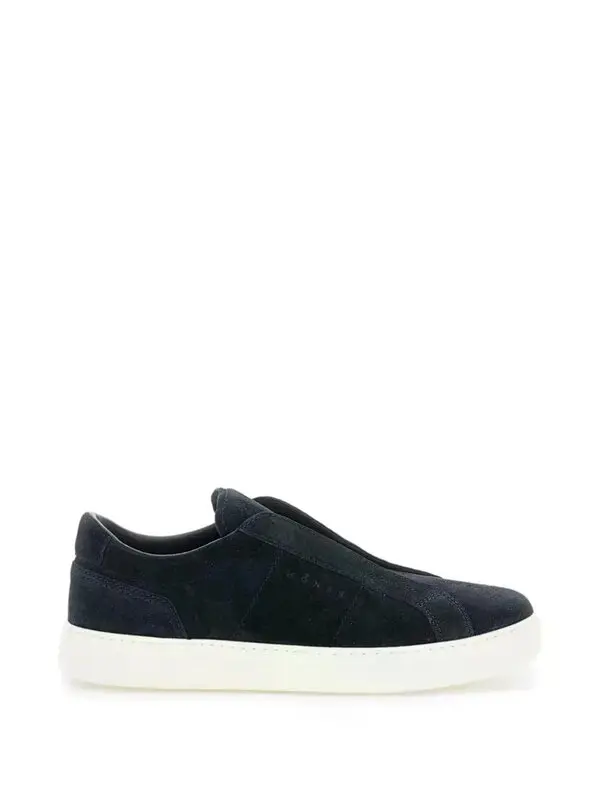 Hogan H-tv Slip-on Leather Sneakers - Blue