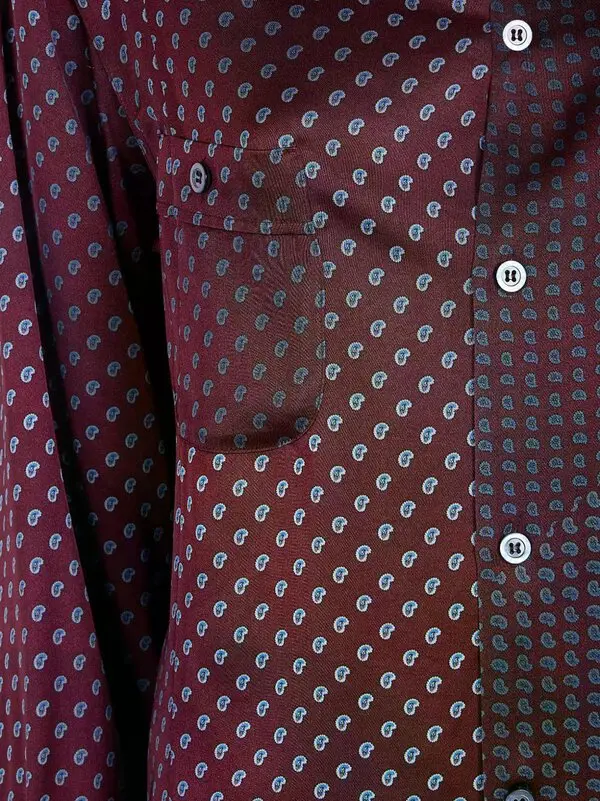 MAISON MARGIELA Paisley-print Button-up Shirt