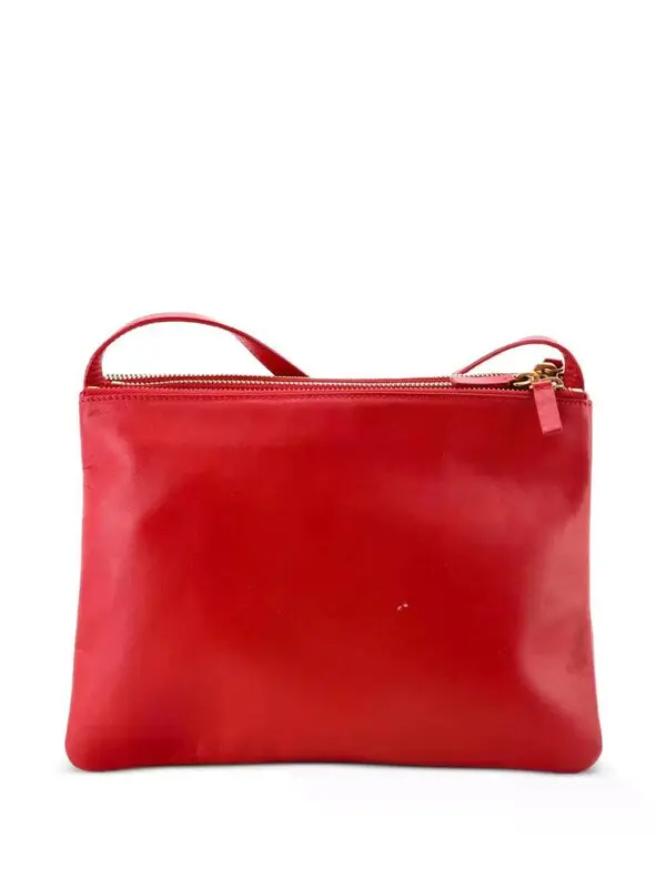 Celine Trio Leather Small Crossbody Bag - Red