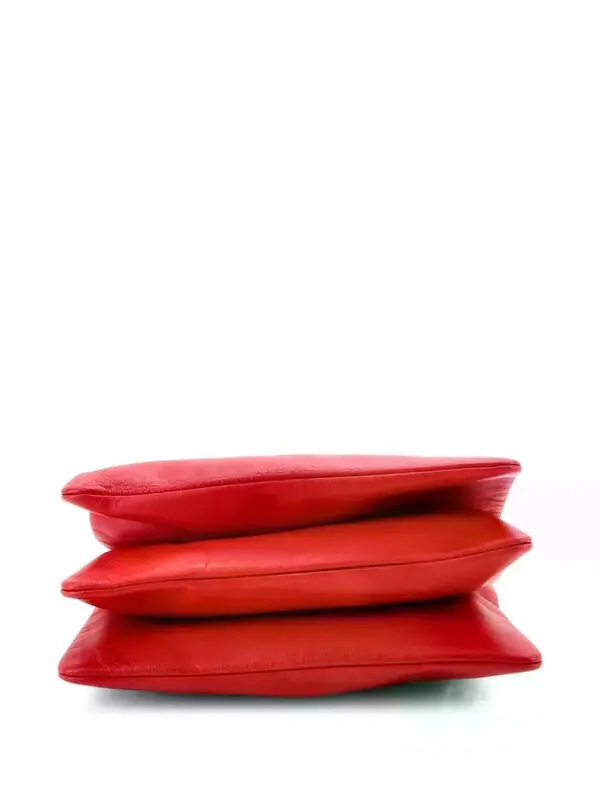 Celine Trio Leather Small Crossbody Bag - Red