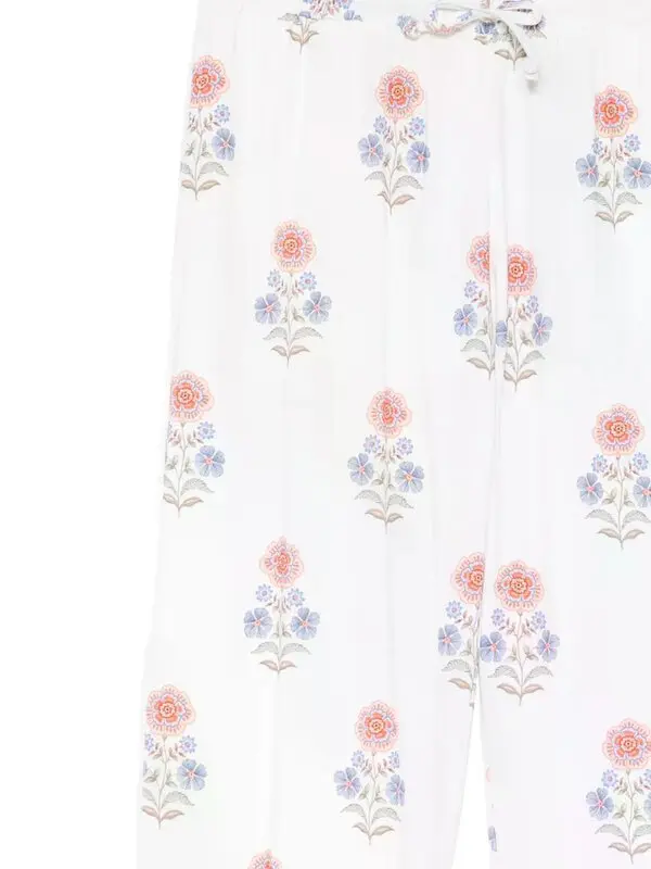 PIP STUDIO Floral-print Drawstring Trousers
