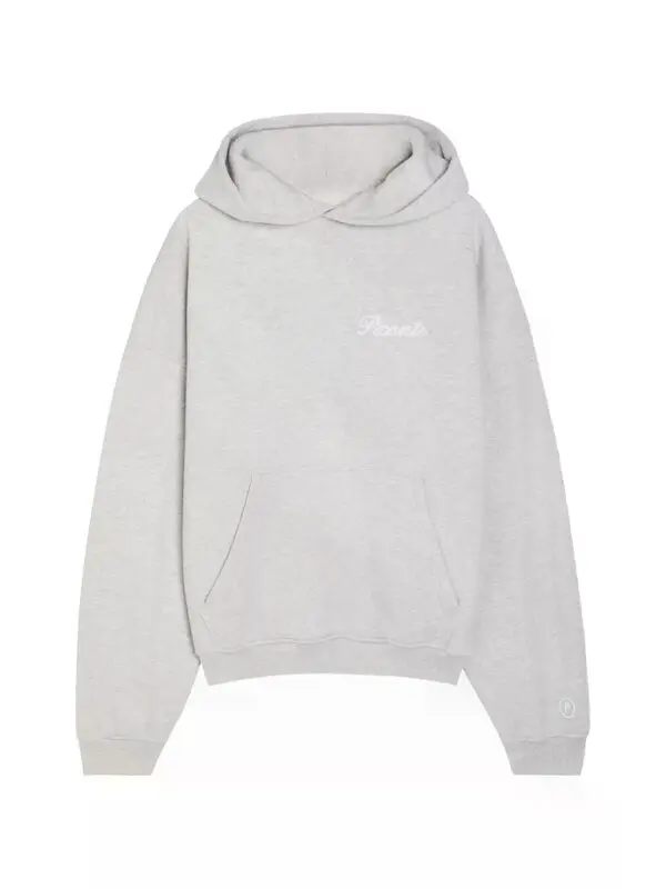 PICANTE Logo-embroidered Hoodie - Grey