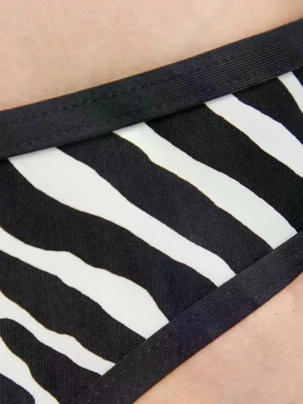 Kate Spade New York Zebra-print Bikini Bottoms