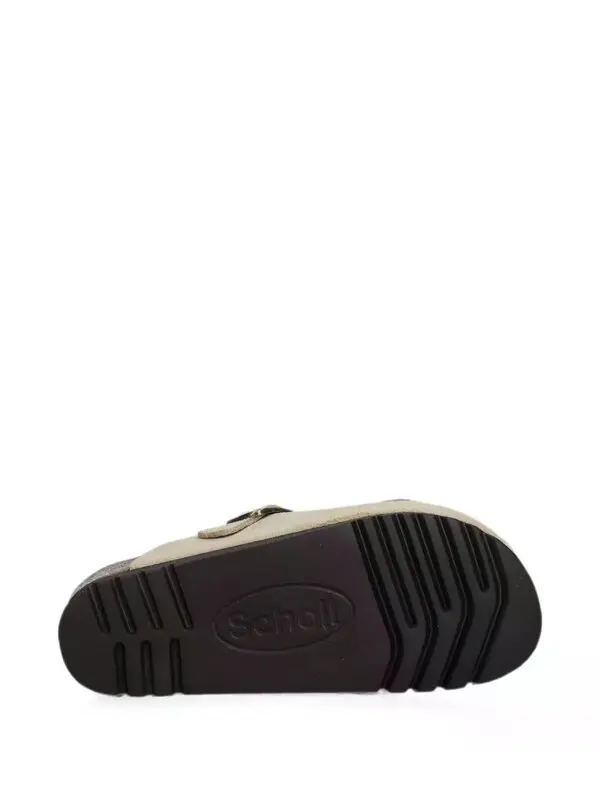DR. SCHOLL'S SHOES Buckle-fastening Suede Mules