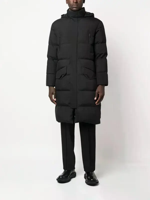 Herno Padded Hooded Down Coat - Black