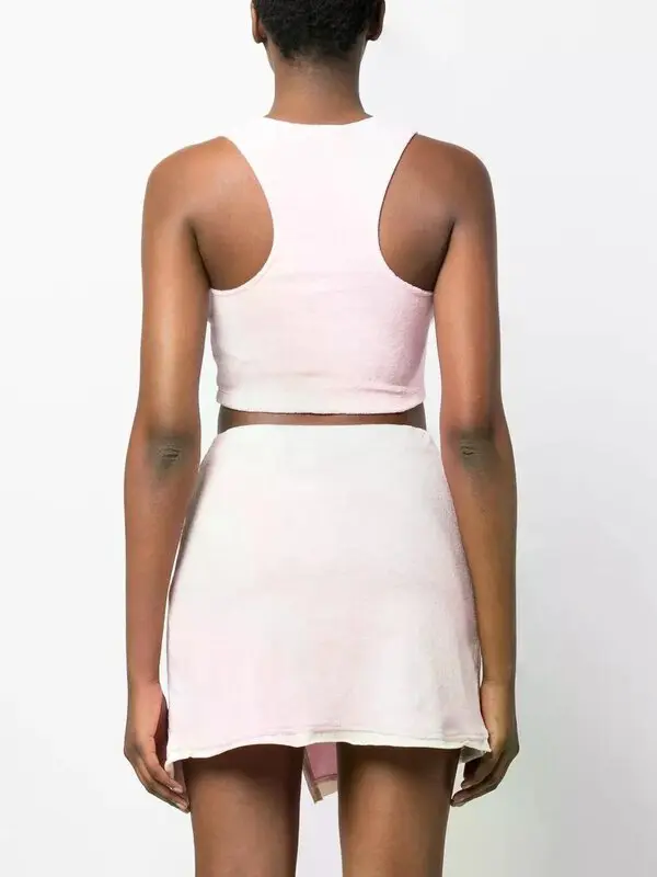 BARROW Logo-patch Terry Tank Top