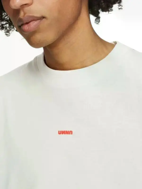 UNNA Heart-print Logo-print T-shirt