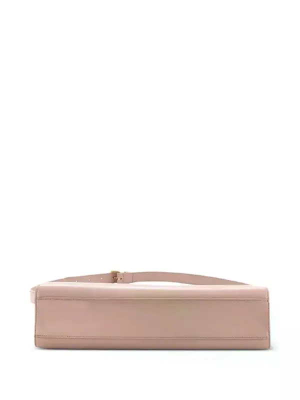 Saint Laurent Manhattan Leather Medium Shoulder Bag - Neutrals