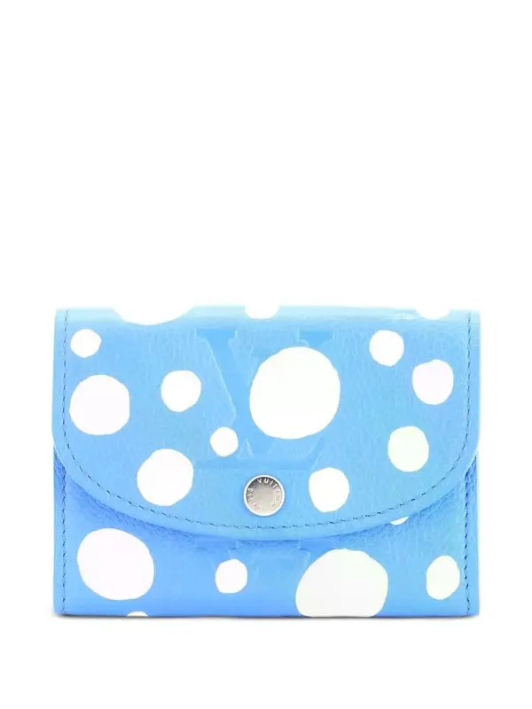 LOUIS VUITTON Rosalie Coin Purse Yayoi Kusama Infinity Dots Monogram Empreinte Giant Small Wallets - Blue