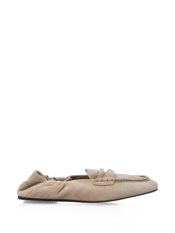 Miu Miu Elasticated Penny Sneakers - Neutrals