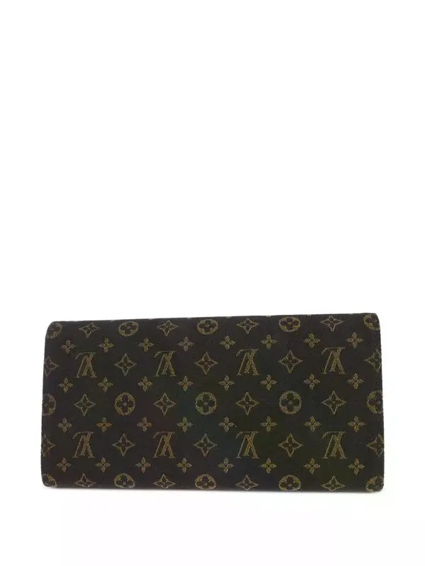 LOUIS VUITTON 2007 Monogram Mini Lin Sarah Wallet