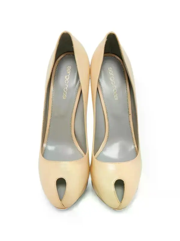 SERGIO ROSSI Cut-out Platform Pumps
