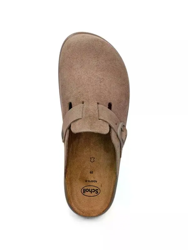 DR. SCHOLL'S SHOES Buckle-fastening Suede Slippers