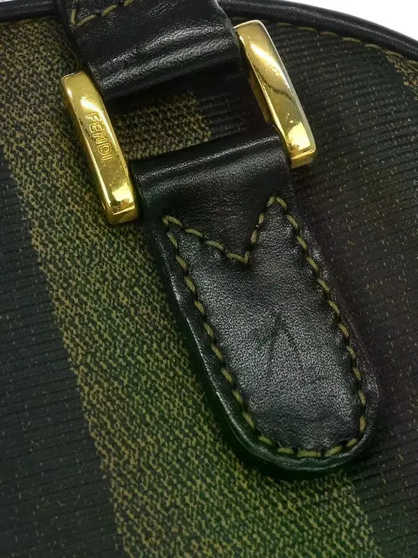 Fendi 1990s Pequin Striped Handbag