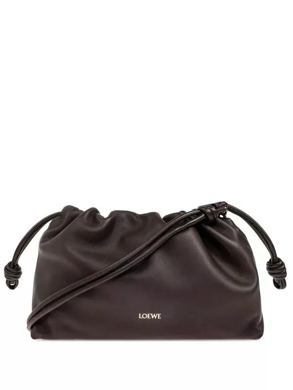 Loewe Flamenco Leather Bucket Bag - Brown
