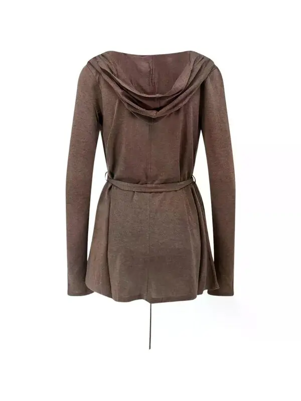 Max Mara Belted Lyocell-blend Cardigan