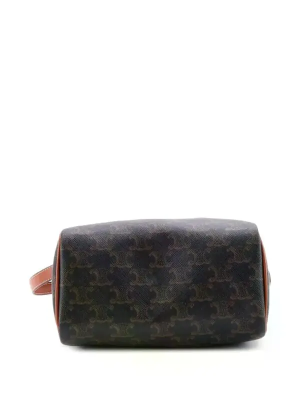 Celine Triomphe Coated Canvas Small Satchel Bag