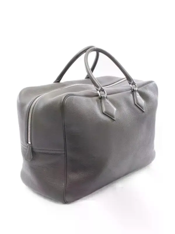 Hermès 2001 Plume 45 Boston Tote Bag - Black