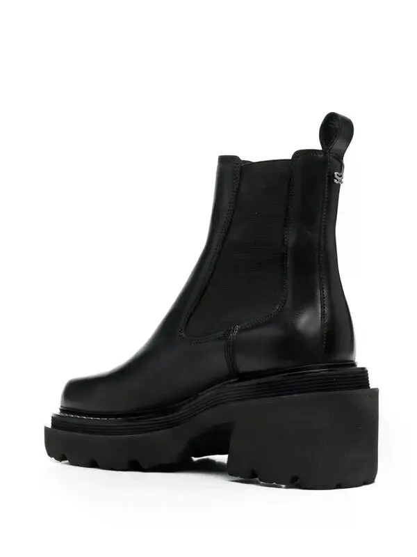Sandro Square Toe 80mm Boots