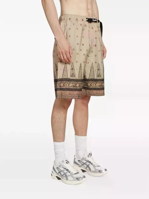 Kapital Sarasa Printed Shorts - Neutrals