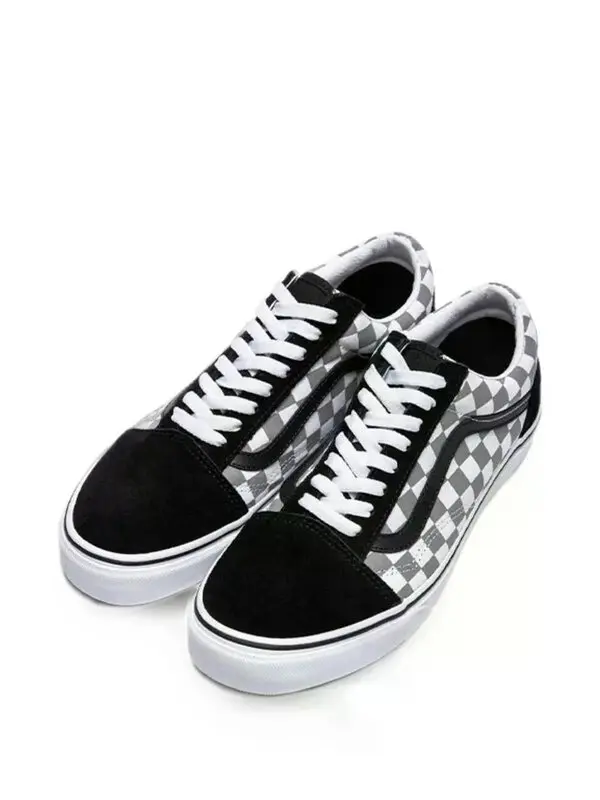 VANS Old Skool Checkered Sneakers - Black