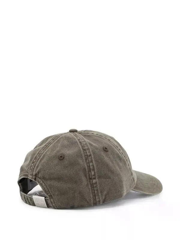 Stone Island Logo-embroidered Cap - Brown