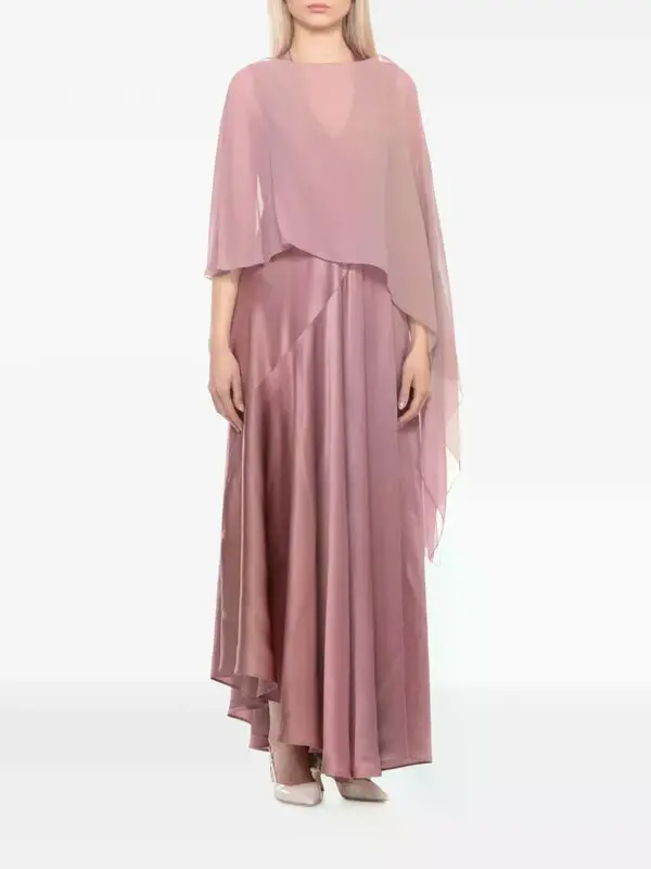 Antonelli Firenze Melone Asymmetric-hem Scarf - Pink