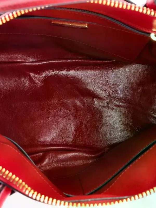 Prada Saffiano Leather Convertible Dome Satchel