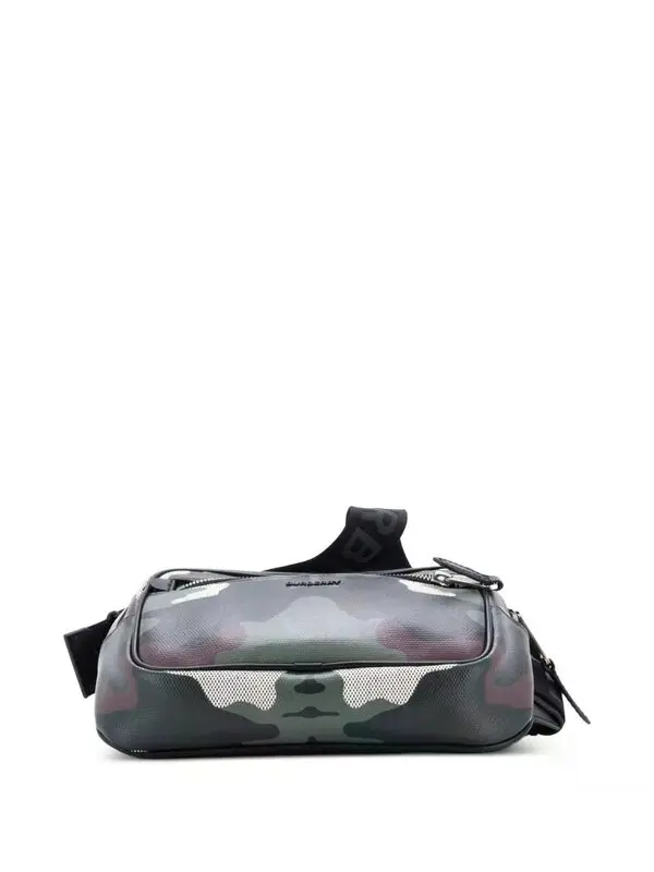 Burberry Bum Bag Camouflage Coated Canvas Belt Bag