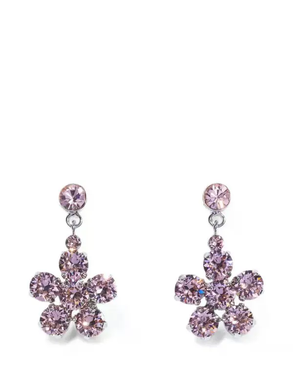 Simone Rocha Daisy Crystal-embellished Drop Earrings