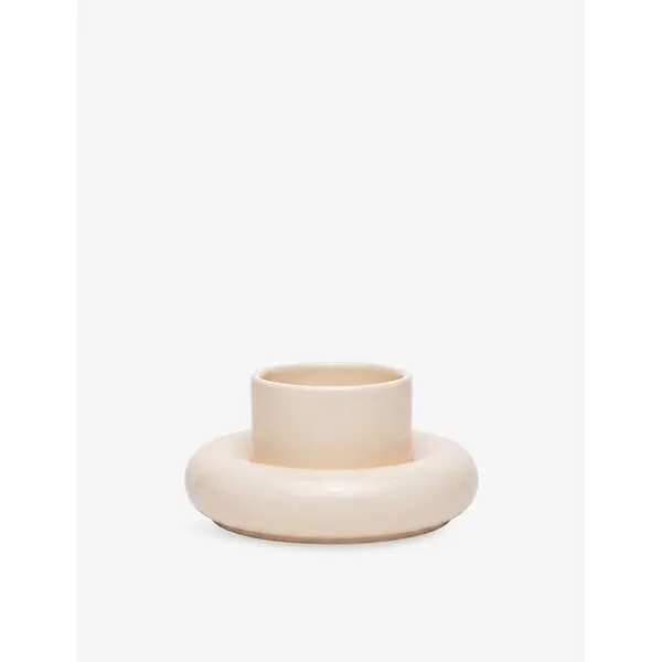 GUSTAF WESTMAN Chunky Earthenware Cup And Saucer - Cream