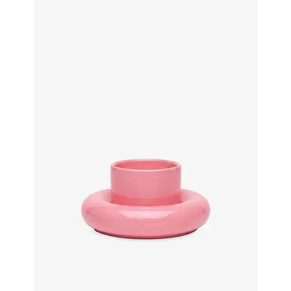 GUSTAF WESTMAN Chunky Earthenware Cup And Saucer - Pink