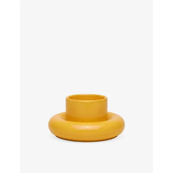 GUSTAF WESTMAN Chunky Earthenware Cup And Saucer - Yellow