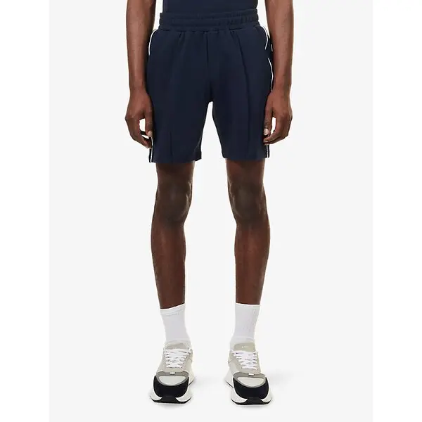 ARNE Cotton-blend Track Shorts With Contrast Piping