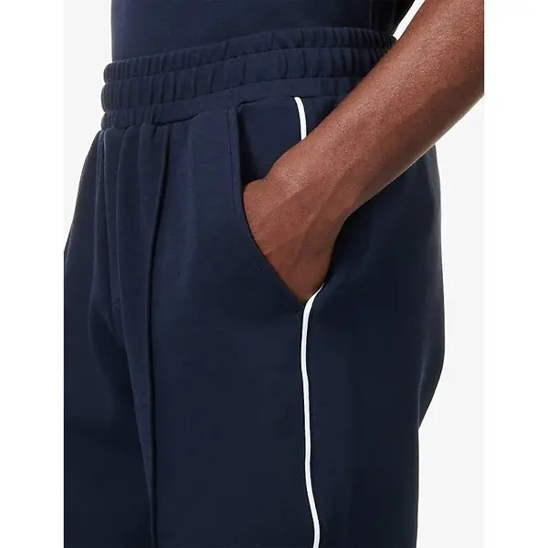 ARNE Cotton-blend Track Shorts With Contrast Piping