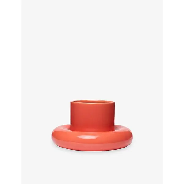 GUSTAF WESTMAN Chunky Flower Earthenware Pot - Red