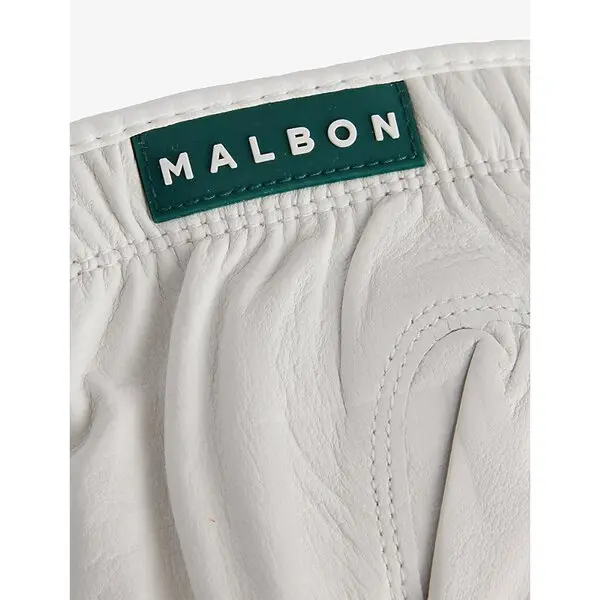 MALBON Branded Leather Golf Gloves