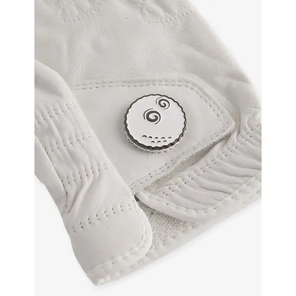 MALBON Branded Leather Golf Gloves